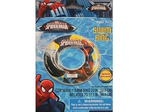 Amazon.com: Marvel Ultimate Spiderman Swimming Pool 20" Swim Ring: Toys ...