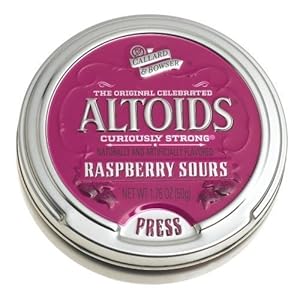 Amazon.com : Altoids Curiously Fruity Candy - Raspberry Sours ( Pack of ...