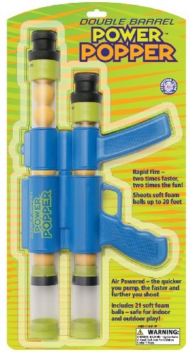 Double Barrel Power Popper Gun - FindGift.com