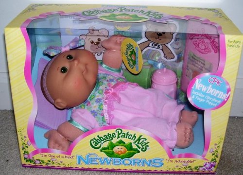 Discount Cabbage Patch Kids Newborns Caucasion Doll with Story Book ...