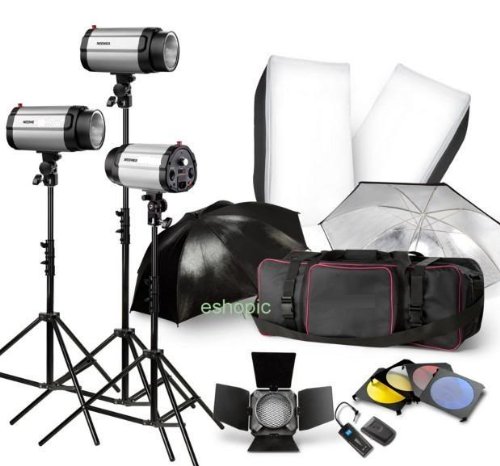 900W Strobe Studio Flash Light Kit - Photographic Lighting - Strobes ...
