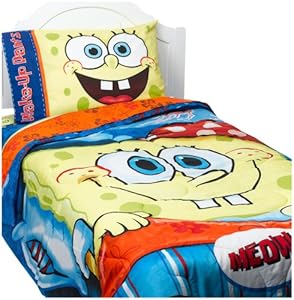 Amazon.com: SpongeBob Squarepants Bed Twin Comforter: Home & Kitchen