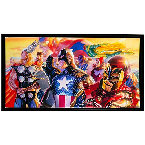 Marvel Invincible Signed by Alex Ross Framed Fine Art Canvas ...