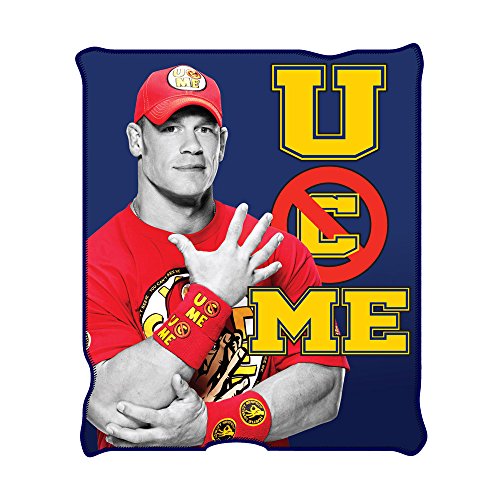 WWE WE0721 John Cena Fleece Throw Blanket, 50 x 60"