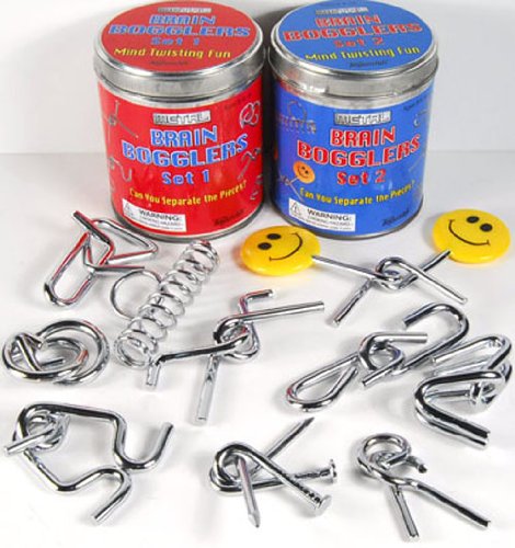 Brain Bogglers Set 1 & 2 Bundle | Assembly & Disentanglement Puzzles
