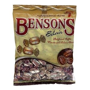 Amazon.com : Bensons Candy Eclair coffee flavor. 4.5 oz. / 126 g. (x 3 ...