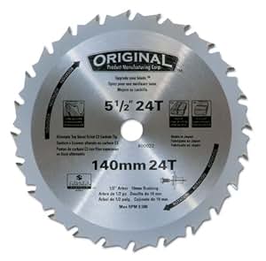 Original 00022 5-1/2-Inch 24 Tooth ATB General Purpose Saw Blade with 1 ...