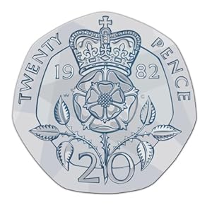 20p British Coin Coaster: Amazon.co.uk: Kitchen & Home