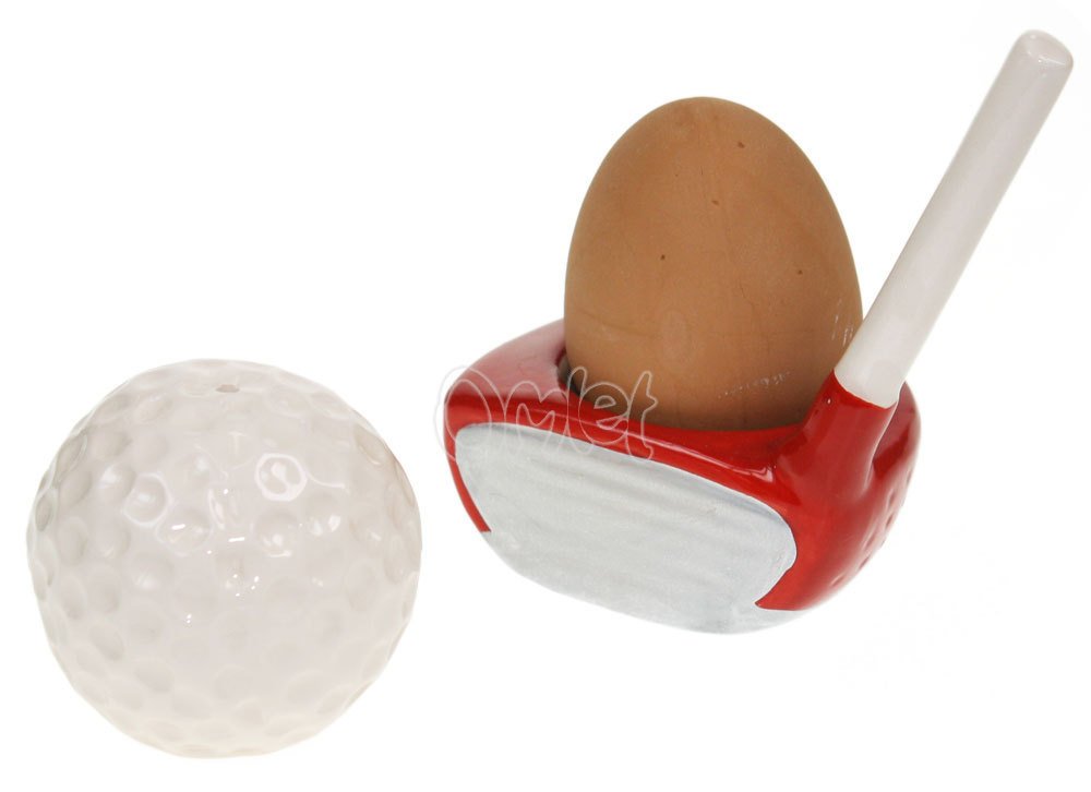Golf Club and Golf Ball Egg Cup - GolfBlogger Golf Blog