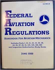 Amazon.com: Federal Aviation Regulations Handbook for Aviation ...