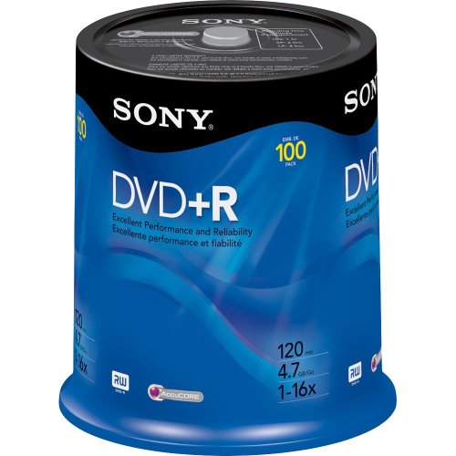 Buy Cheap Sony DVDR 4.7 GB Recordable Storage Spindle – 100 Disc ...