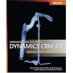 Sam Jones CRM Corner: Programming Microsoft Dynamics 4.0