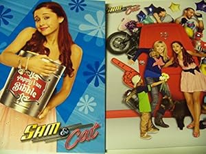 Amazon.com: Staples Two Pocket Paper Folder ~ Set of 2 Sam & Cat ...