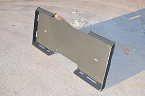 Amazon.com: Skid Steer Loader Attachment Quick Connect Blank Plate ...