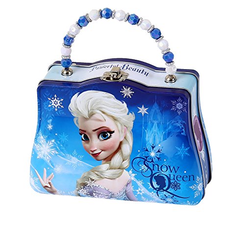 Disney Frozen Scoop Carry All Tin Classic Purse with Beaded Handle ...