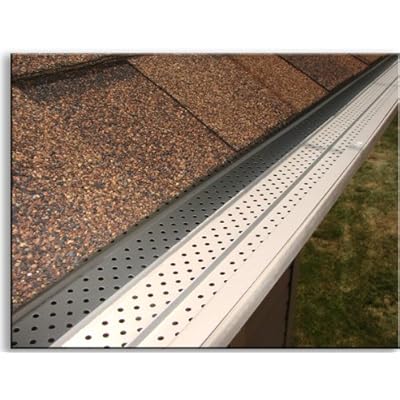 ^^"Flexx Point 30 Year Gutter Cover System- Matte Aluminum Residential ...