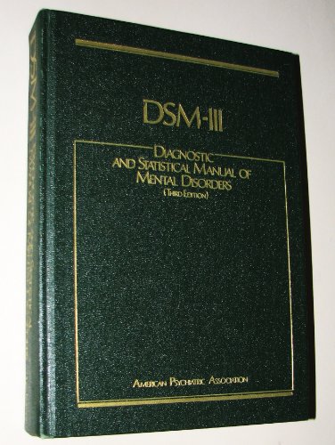 ^-^Read Online: DSM III, Diagnostic and Statistical Manual of Mental ...