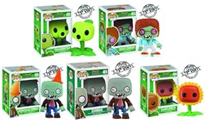 Plants Vs Zombies Pop Vinyl Figure Funko: Set Of 5: Amazon.co.uk: Toys ...