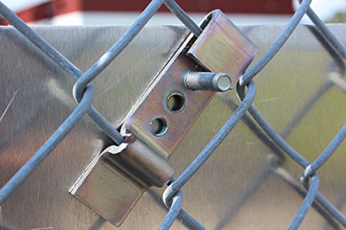 Accuform Signs HSR270 Chain Link Fence Sign Mounting Bracket, Includes ...