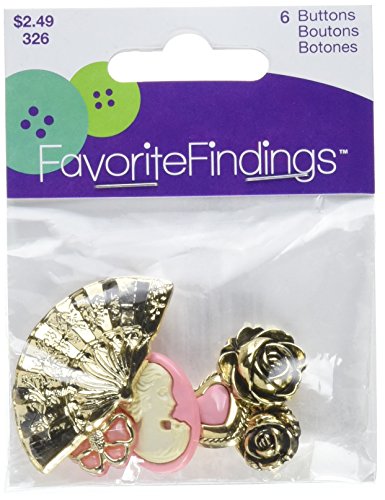 Blumenthal Lansing Buttons, Victorian Themed, For Sewing or - Want It All