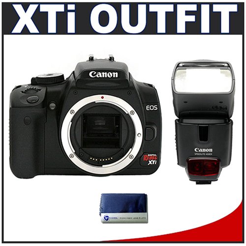 Canon Digital Rebel XTi (Black) 10.1MP Digital SLR Camera (Outfit Box ...