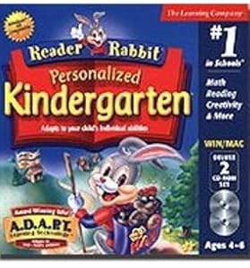 Amazon.com: Reader Rabbit Kindergarten Educational Computer Game [CD ...