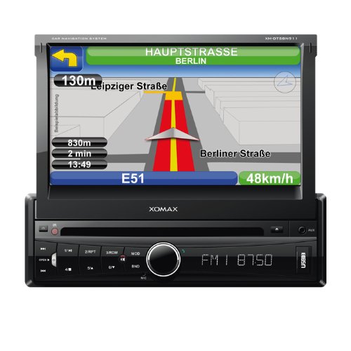 XOMAX XM-DTSBN911 Autoradio mit Navigation + GPS Navi inkl. Software ...