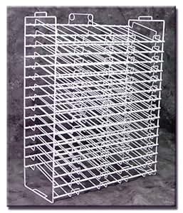 Amazon.com : New Retail 30-SLOT PAPER RACK 27" Wide x 33 1/2" High x 10 ...