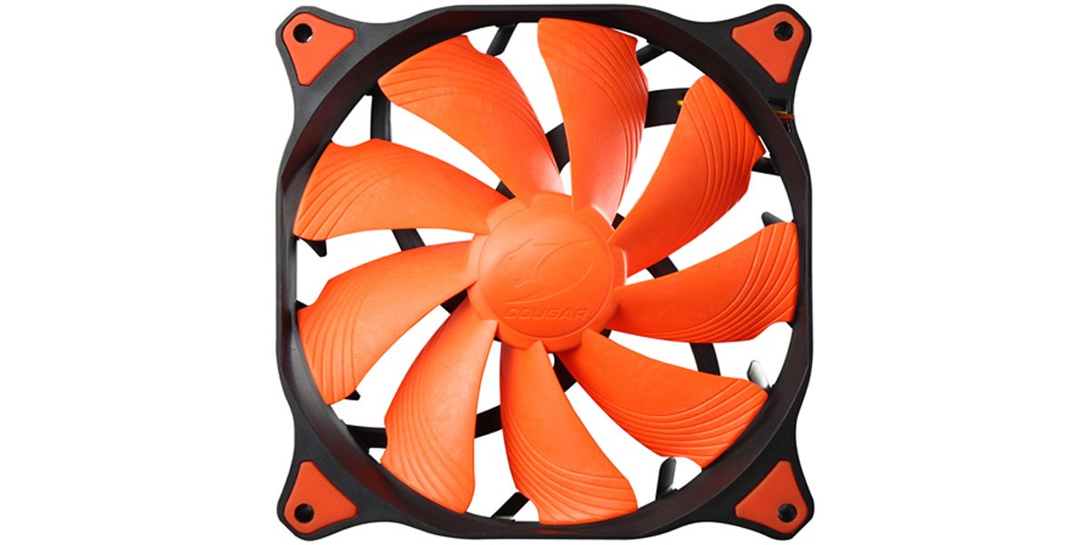 (3) Cougar Vortex 140mm fans (orange) | Overclock.net