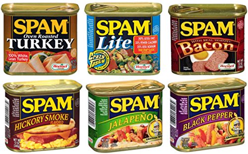 Spam Variety Set - 6 Flavors 12 Oz Cans Food, Beverages Tobacco Food ...