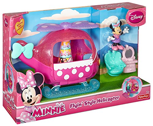 Fisher-Price Disney Minnie Mouse Flyin' Style Helicopter Toys Games ...