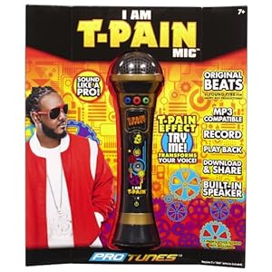 Amazon.com: ProTunes I Am T-Pain Mic - Gold: Toys & Games
