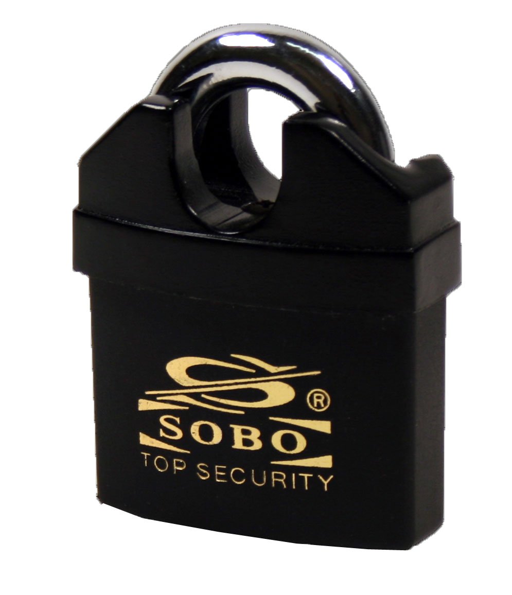 SOBO SPPO60-KD Full Shrouded High Security Heavy Duty Padlock, Keyed ...