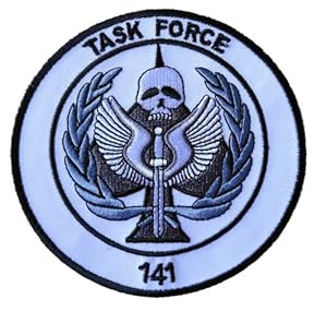 Amazon.com: Call of Duty Modern Warfare Task Force 141 Logo Embroidered ...