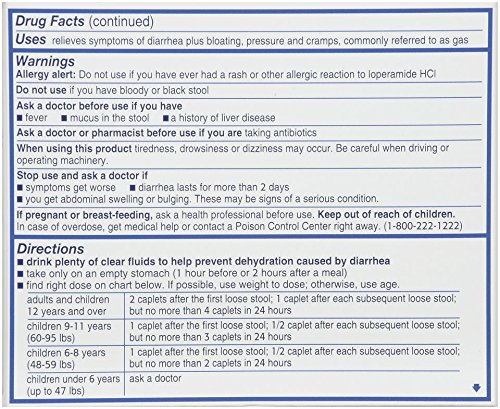 Imodium Multi-Symptom Relief Caplets with Loperamide - Want It All