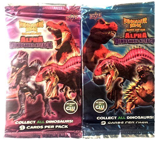 Dinosaur King Trading Card Game Booster Pack - 2 pack (18 cards) - Epic ...