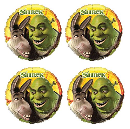 4 Shrek and Donkey Mylar Balloons. @ niftywarehouse.com – NiftyWarehouse