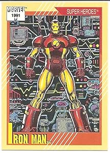 Amazon.com: Iron Man 1991 Marvel Universe Super Heroes Trading Card #13 ...