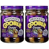 Smucker's Goober Peanut Butter & Strawberry Jelly Stripes - 18 oz Glass ...