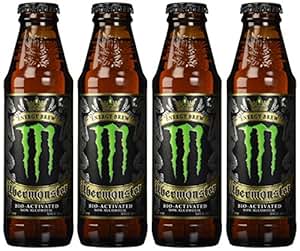 Amazon.com : 4 Pack - Über Monster Energy Brew - 16.9oz : Monster ...
