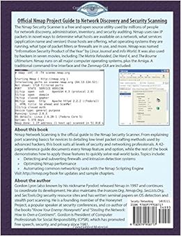 Nmap Network Scanning: The Official Nmap Project Guide to Network ...