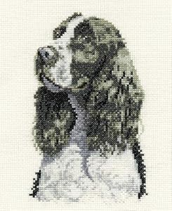 English Springer Spaniel Cross Stitch Kit