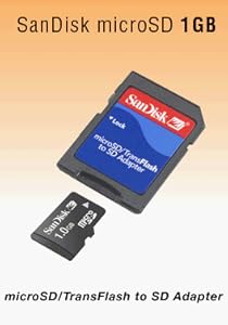 Amazon.com: SanDisk TransFlash 1GB MicroSD Memory Card with SD Adapter ...