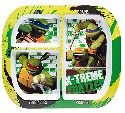 Nickelodeon Teenage Mutant Ninja Turtles Divided Myplates For Kids ...