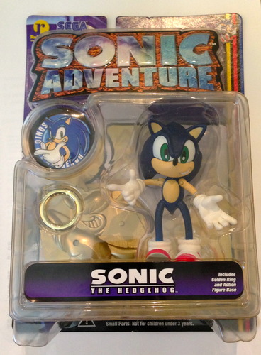 Amazon.com: 3/4" Sonic Adventure Action Figure: Sonic The Hedgehog ...