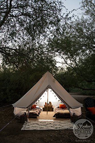 Stout Bell Tent 100% Cotton Canvas 4M 5M - Camp Stuffs
