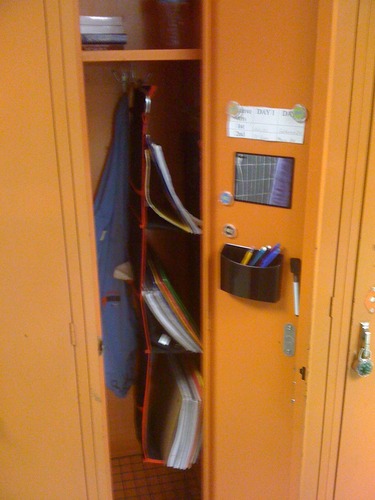 Amazon.com - LockerWorks Hanging Locker Organizer Black/red - Hanging ...