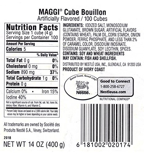 Maggi Cubes Food, Beverages Tobacco Food Items Soups Broths Bouillon