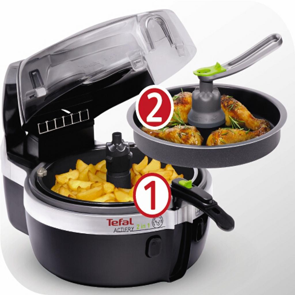 Tefal YV960140 ActiFry 2 in 1 Low Fat 1.5Kg Fryer with Rotating Paddle ...
