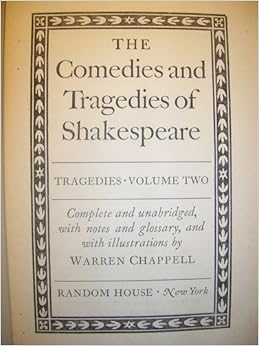 The Comedies and Tragedies of Shakespeare (tragedies vol. two, two ...